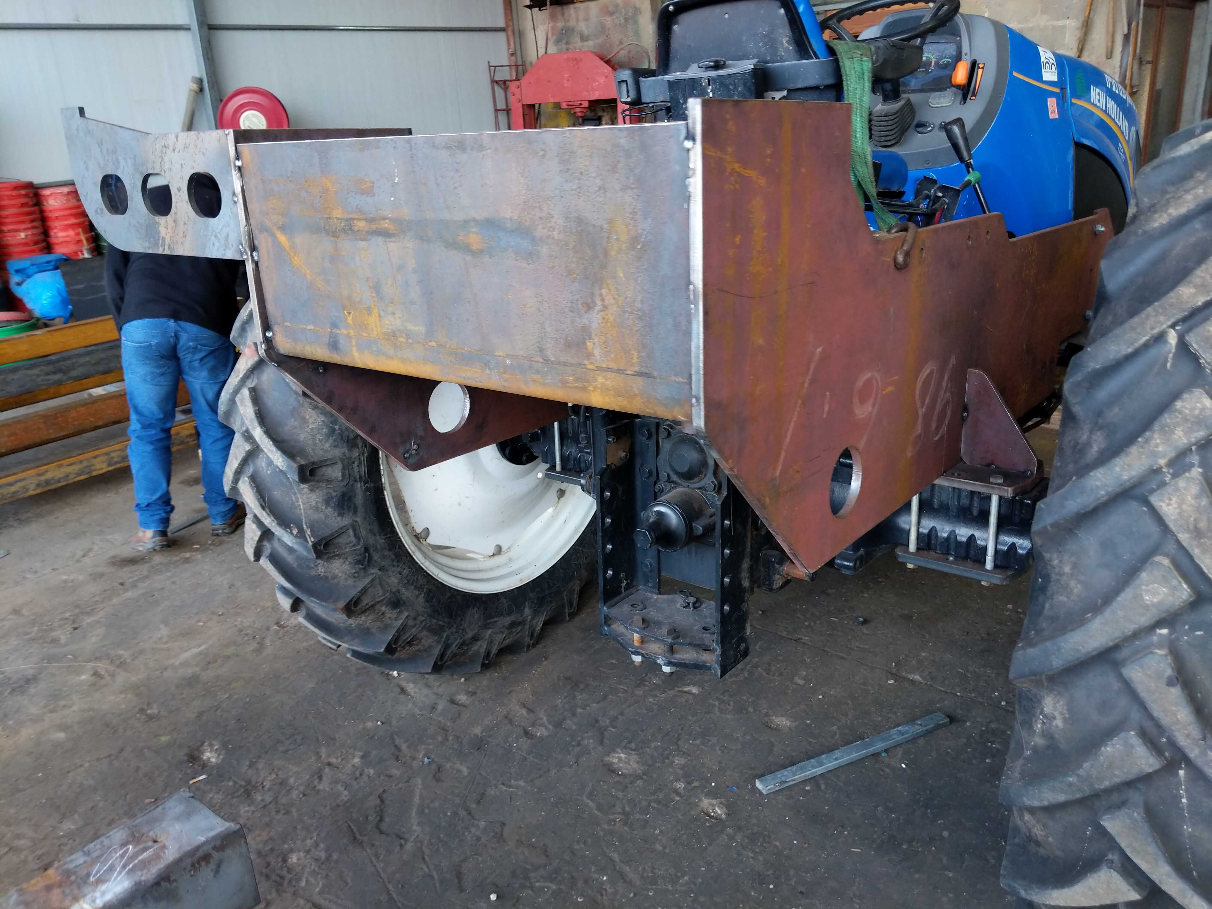 Arborist Tractor With Crane – Seal Projects