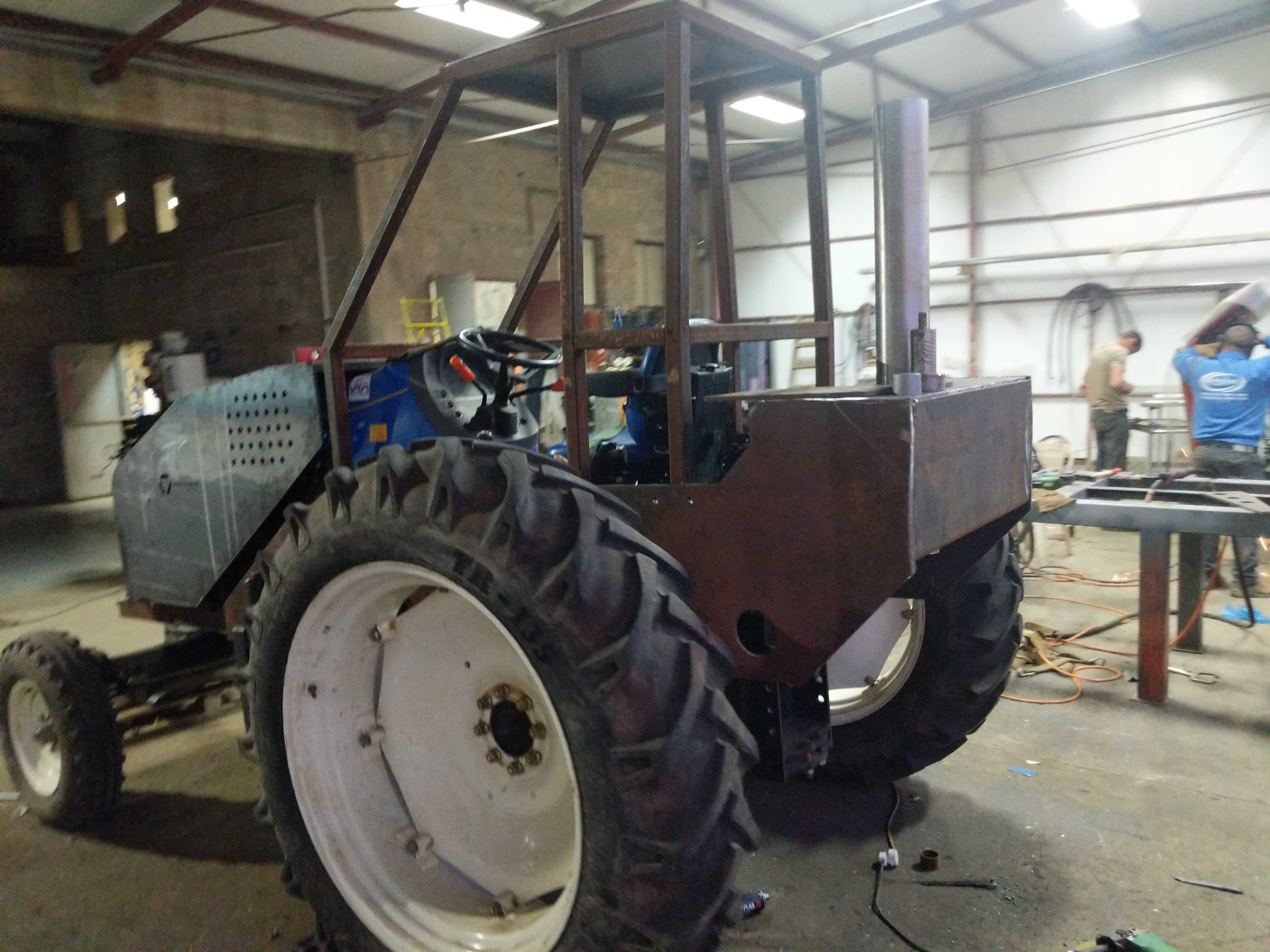 Arborist Tractor With Crane – Seal Projects