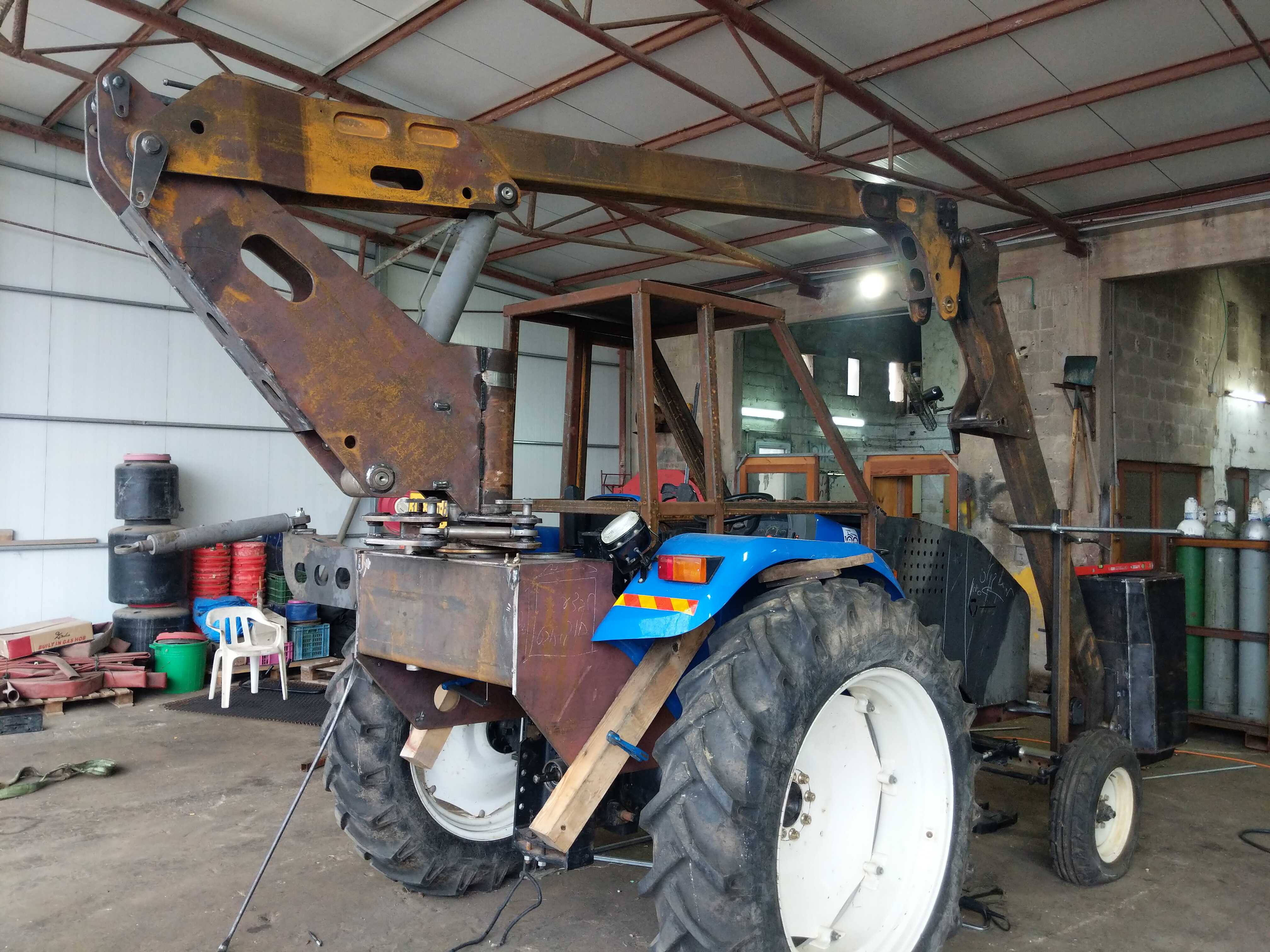 Arborist Tractor With Crane – Seal Projects